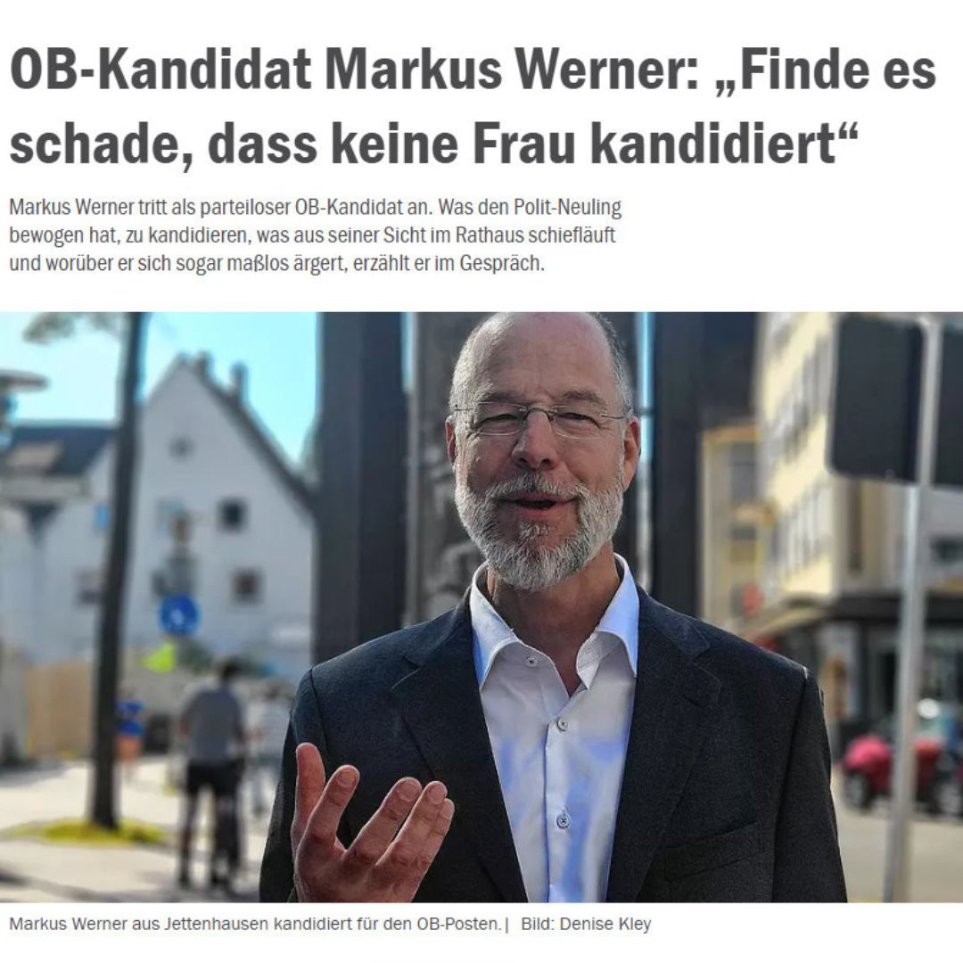 Markus Werner - Oberbürgermeister für Friedrichshafen